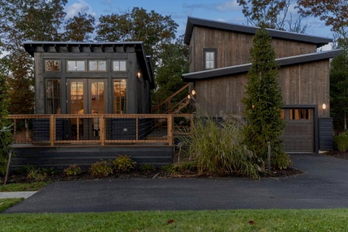 Salt Box with Studio Tiny Home – The Preserve