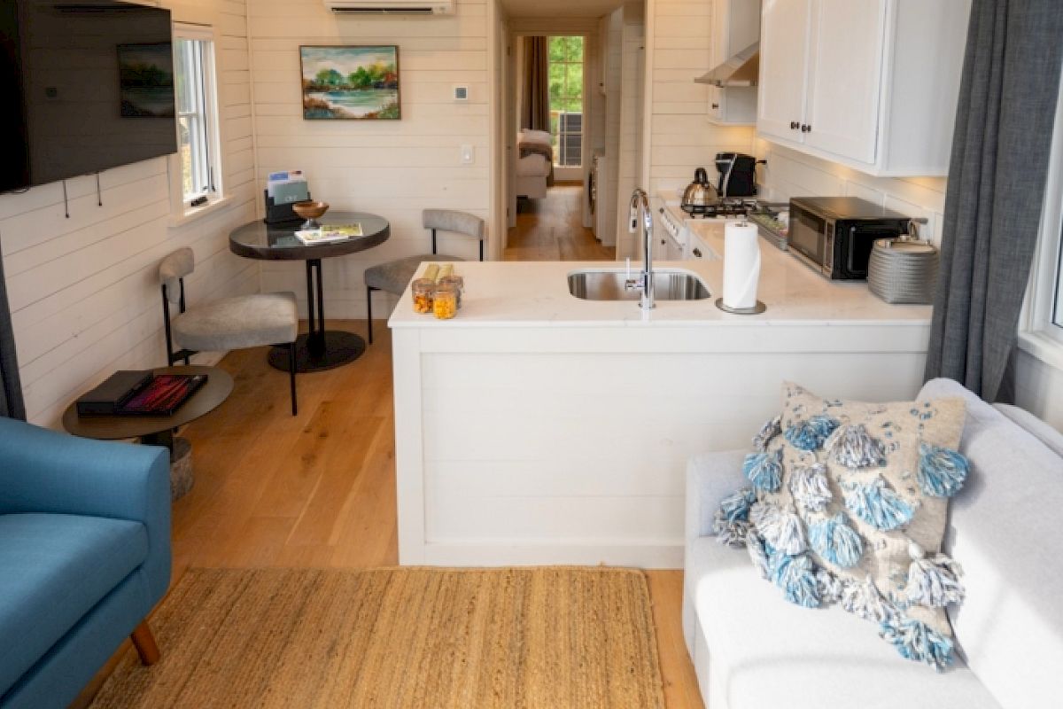 Salt Box Cozy Cabin Tiny Home – The Preserve